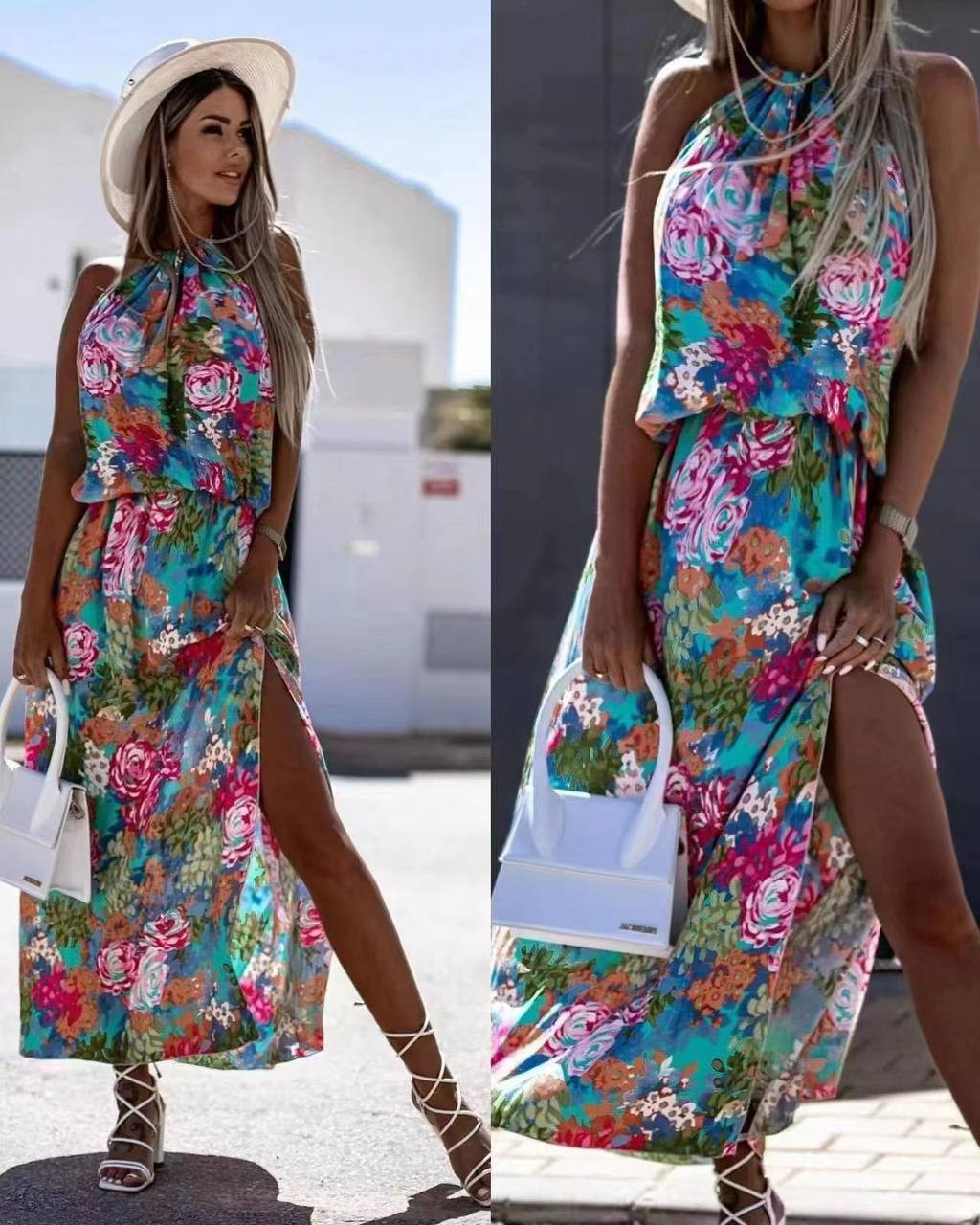 Дамска рокля с мотиви 331502